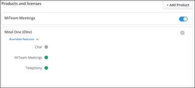Mitel one licenties toewijzen aan gebruikers